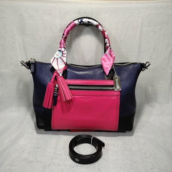 Coach | Bags | Coach Legacy Colorblock Molly Satchel Euc | Poshmark